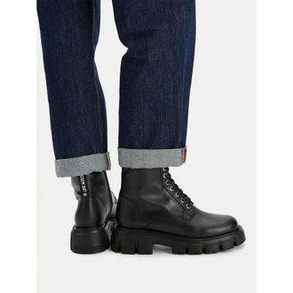 Love Moschino Schn&uuml;rschuhe LOVE MOSCHINO JA24085G1NIA000A41 Schwarz