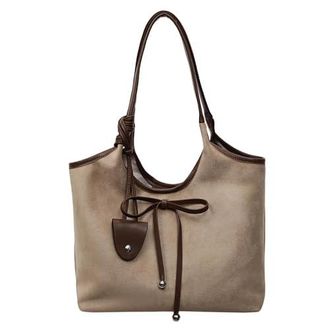 Generic Kexpery PU Leather Sac &agrave; Main Femme avec Noeud Papillon Sacoche &Eacute;paule Mode pour Travail Shopping Voyage Quotidien