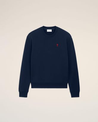 Ami Sweatshirt Ami De Coeur Rouge Bleu en Coton Bleu - XXXL - Unisex