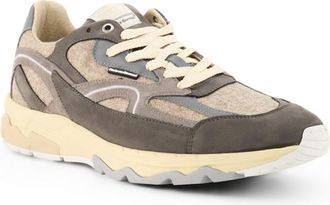 Floris Van Bommel Herren Schuhe beige Veloursleder