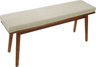 Generic Bankkissen f&uuml;r den Innenbereich, 90 x 35 x 5 cm, Ersatzkissen f&uuml;r Banksitzpolster aus Cord, 5 cm Dicke Stuhlpolster, rutschfest, abnehmbar, f&uuml;r Garten