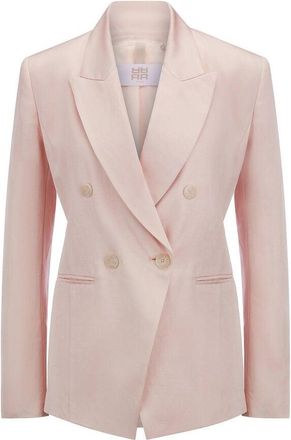 Riani Damen Blazer aus Leinenmischung