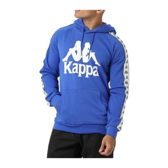 Kappa Schwarz Wei&szlig; Antik Baumwolle/Polyester Sweatshirt - - Sweatshirts & Hoodies - Herren - Blau - L