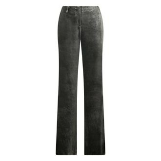 Alberta Ferretti Straight Hosen - - Trousers - Damen - Grau - 2XL