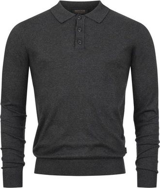 Indicode Strickpullover Herren INKastra Pullover Feinstrick-Pullover im Polo-Stil