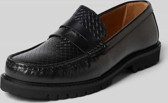 Selected Loafer aus Rindsnappa mit Profilsohle