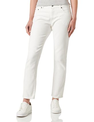 Sisley Sisley Womens Trousers 45D3LE02A Pants, Snow White Denim 074, 28
