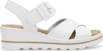 Rieker Sandalen 67463-80 Wei&szlig;