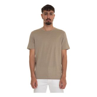 HUGO BOSS P-Tiburt 440 Kurzarm-Rundhals-T-Shirt - - Tops - Herren - Beige - L
