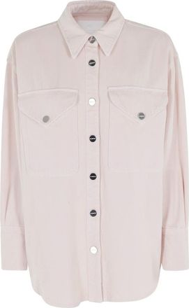 Dondup Femme, Blouses et Chemises, Rose, Taille: 38 FR Camicia Over