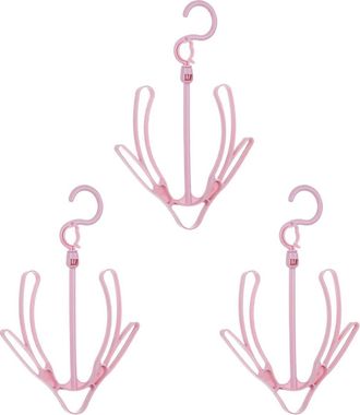 DOITOOL 3 Stück Teiliges Schuhaufbewahrungsset aus Kunststoff mit Doppeltem Haken Platzsparend Vielseitig für Schuhe Sandalen Hausschuhe Geeignet für Innen Au