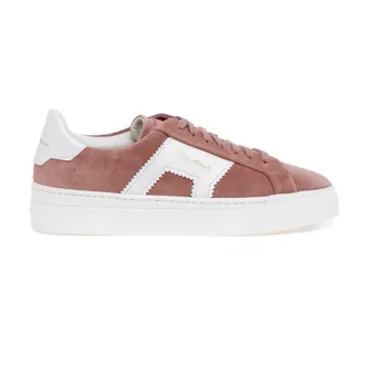 Santoni Double Buckle Sneaker - - Shoes - Damen - Rosa - 37 EU