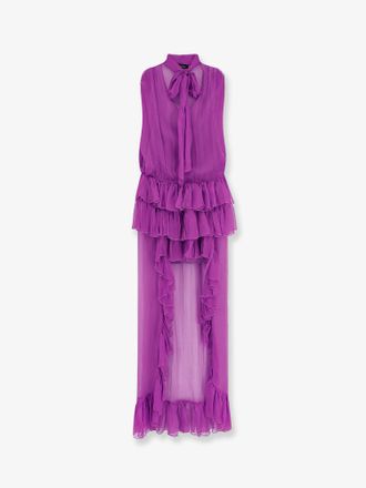Actualee Asymmetric voile dress - ACTUALEE - gender_Woman