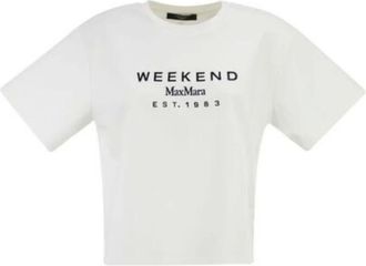 Max Mara Femme, Tops, Blanc, Taille: 38 FR Wkdsabato T-shirt