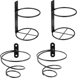 PartyKindom 4stücke Weinwandregal Aus Metall Zur Wandmontage Weinflaschenhalter Zur Aufbewahrung Von Weinflaschen Weinregal Für Essbereich Küche Robust Und Langle