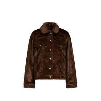 Topshop Blouson en faussure fourrure