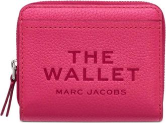 Marc Jacobs Femme, Accessoires, Rose, Taille: ONE Size Portefeuille Mini Compact en Cuir