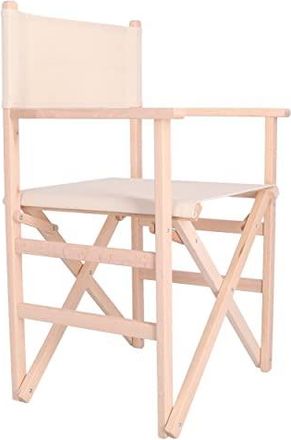 Aran&aacute;z Mueblear 1001 Regie-Stuhl, mit Leinwand und unlackiertem Holz 51,5 x 46 x 86 cm Brute