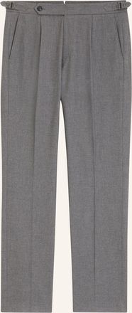 HUGO BOSS Businesshose H-Perino-Pldtlwg-263 Tapered Fit silber