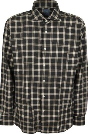 Barba Chemise col montant - Homme - Chemises - Noir - Taille: L