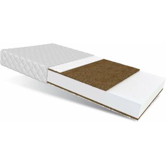 FDM Matratze 80x180 cm Kaltschaum baby coco 2 Kokos Duo Klimafaser Polyurethanschaum H3 9 cm
