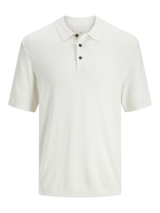 Jack & Jones Male Gestricktes Polo Einfarbig Gestricktes Polo