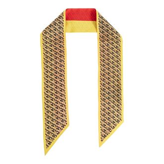 Tory Burch Femme, Accessoires, Jaune, Taille: ONE Size Twilly en soie