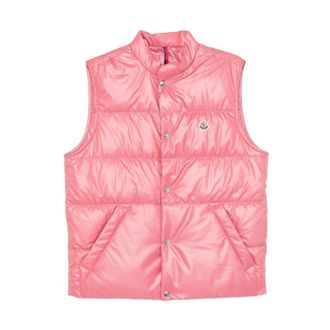 Moncler Homme, Vestes, Rose, Taille: M Gilet Imbottito Restigo