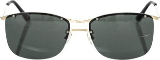 Frankie Morello Clubmaster Sonnenbrille - - Accessories - Herren - Schwarzk - ONE SIZE