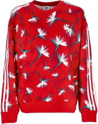 adidas Homme, Sweatshirts et sweats &agrave; capuche, Rouge, Taille: S Sweat l&eacute;ger &agrave; col rond Power Red