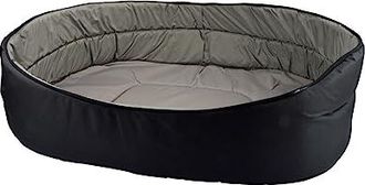 LOVE STORY Essentiel Korb oval, 55 x 37 cm, Schwarz/Grau