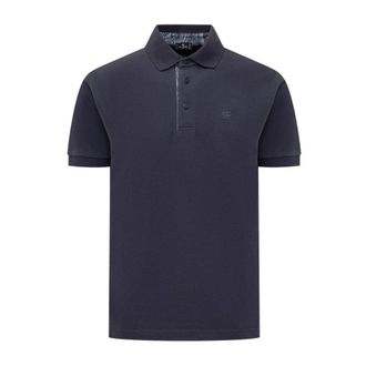 Etro Homme, Tops, Bleu, Taille: M Polo avec D&eacute;tails Imprim&eacute;s