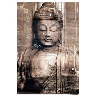 Reinders Poster, New Buddha, Schlafzimmer, Poster, Wanddeko, Room Decor, 150 gr. gl&auml;nzend Bilderdruckpapier, Braun, 91,5 x 61cm