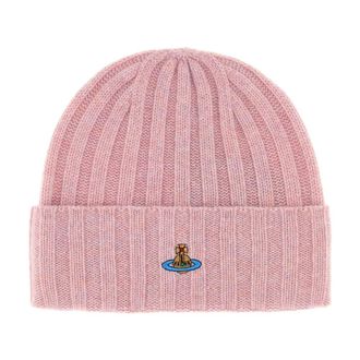 Vivienne Westwood Kaschmir-M&uuml;tze - - Accessories - Damen - Rosa - ONE SIZE
