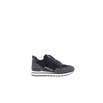 Michael Kors Schwarze Monogram Wilma Sneaker - - Shoes - Damen - Schwarzk - 38 EU