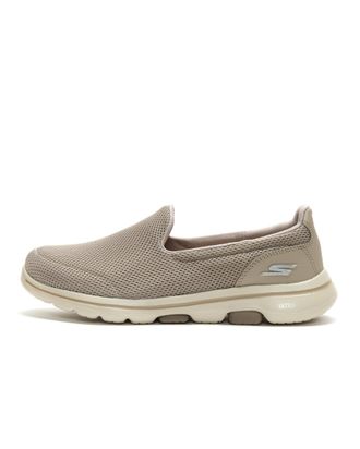 Skechers Damen Sneaker, Textil, Taupe Textile Trim, 35.5 EU Weit