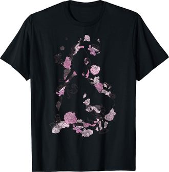 Disney Beauty And The Beast Belle Silhouette Graphic T-Shirt T-Shirt