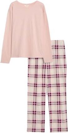 Marks and Spencer Ensemble Pyjama Pur Coton avec imprim&eacute; Femmes XXL