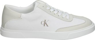 Calvin Klein Damen Pro Cups Wt Canv Mg Hw0hw03145 Low Top, Gold (Bright White/Dk Ecru), 39 EU