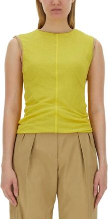Sportmax unisex, Tops, Jaune, Taille: 36 FR D&eacute;bardeur