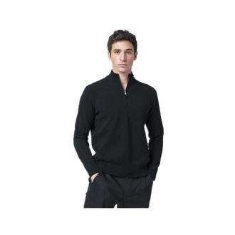 Gran Sasso Rollkragenpullover - - Knitwear - Herren - Schwarzk - 4XL