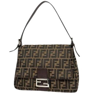 Fendi Pre-owned Sac bandouli&egrave;re Zucca - Femme - Pre-owned - Brun - Taille: ONE Size