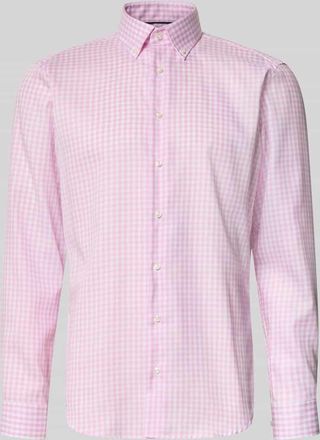 Christian Berg Regular Fit Business-Hemd mit Button-Down-Kragen