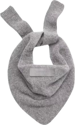 Jacquemus &Eacute;charpe Laine Gris Fonc&eacute; - unisex - Accessoires - Gris - Taille: ONE Size