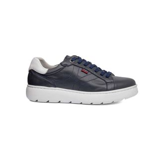 Callaghan Leder-Sneakers mit Gepolsterter Innensohle - - Shoes - Herren - Blau - 45 EU