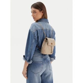 Tory Burch Rucksack Tory Burch Kira Diamond Quilt Small Bacpack 170485 &Eacute;cru