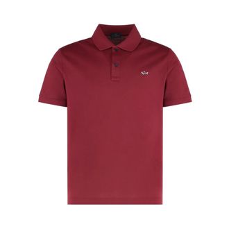 Paul & Shark Polohemd mit Sticklogo - - Tops - Herren - Rot - S