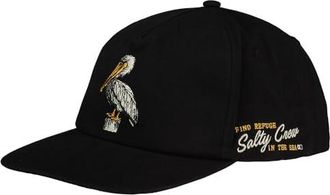 Salty Crew Coastal Snapback Cap One Size, Noir, taille unique