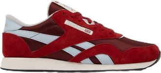 Reebok Herren Classic Nylon Sneaker, Classic Burgundy Flash Red Glass Blue, 36.5 EU