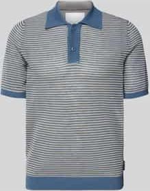 Marc O'Polo Regular Fit Poloshirt aus Baumwoll-Leinen-Mix